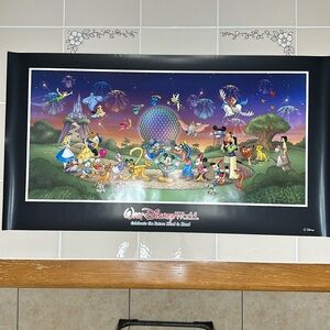 Disney | Art | Walt Disney World Lithograph | Poshmark